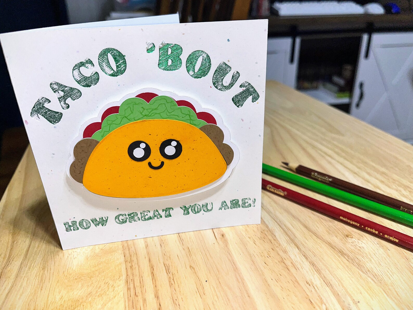 Taco Thank You Card - Etsy