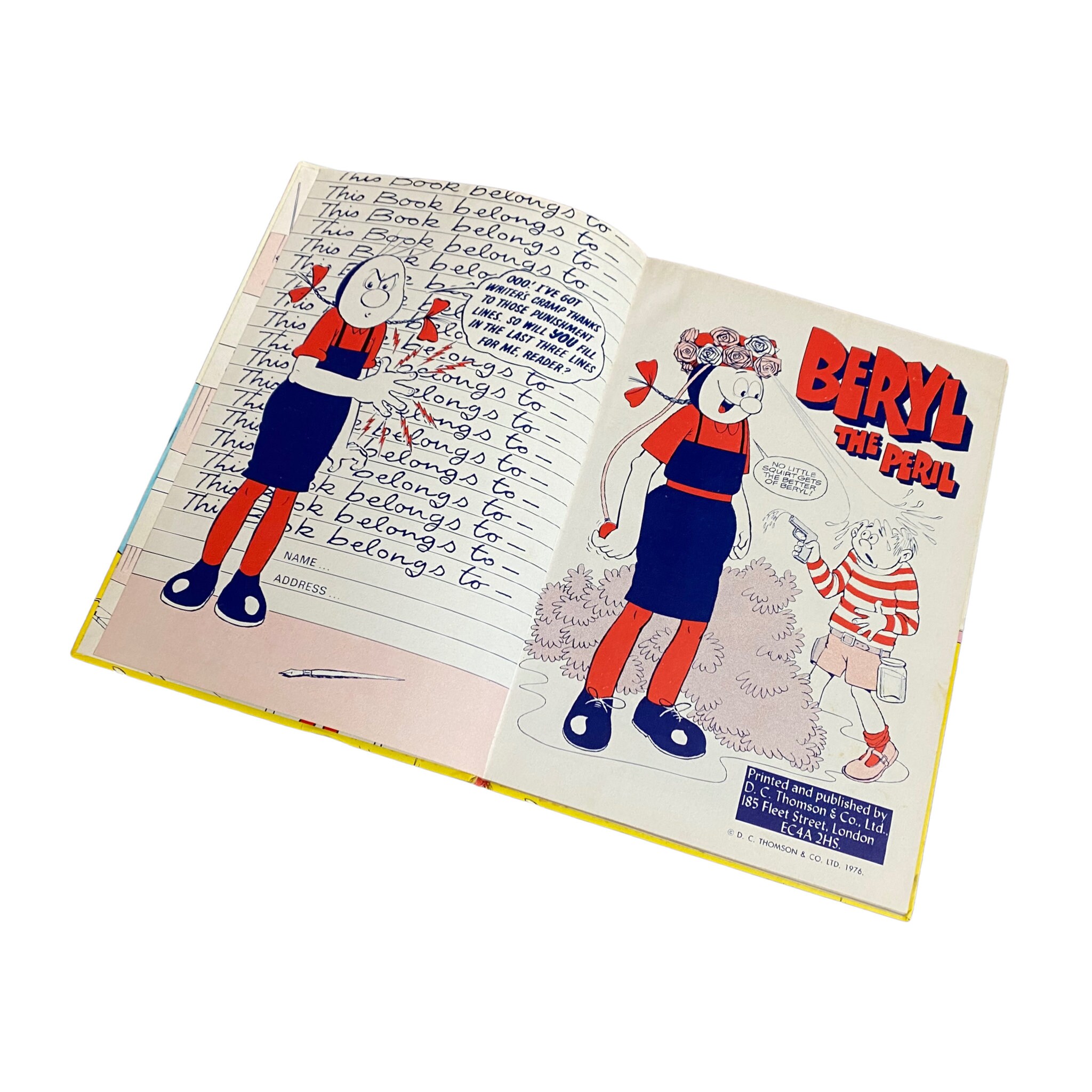 Vintage Beryl the Peril and Famous Fun Chums Annual 1977. - Etsy