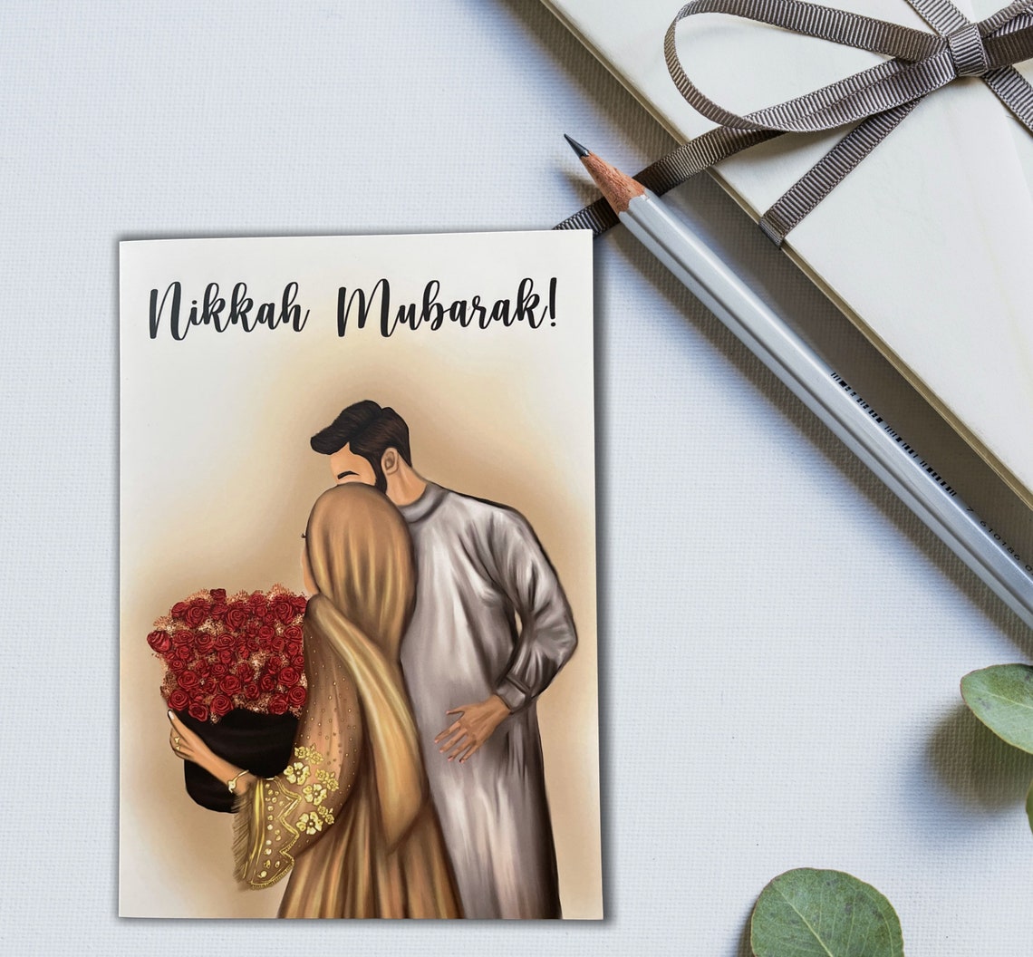 The Nikkah Card - Etsy