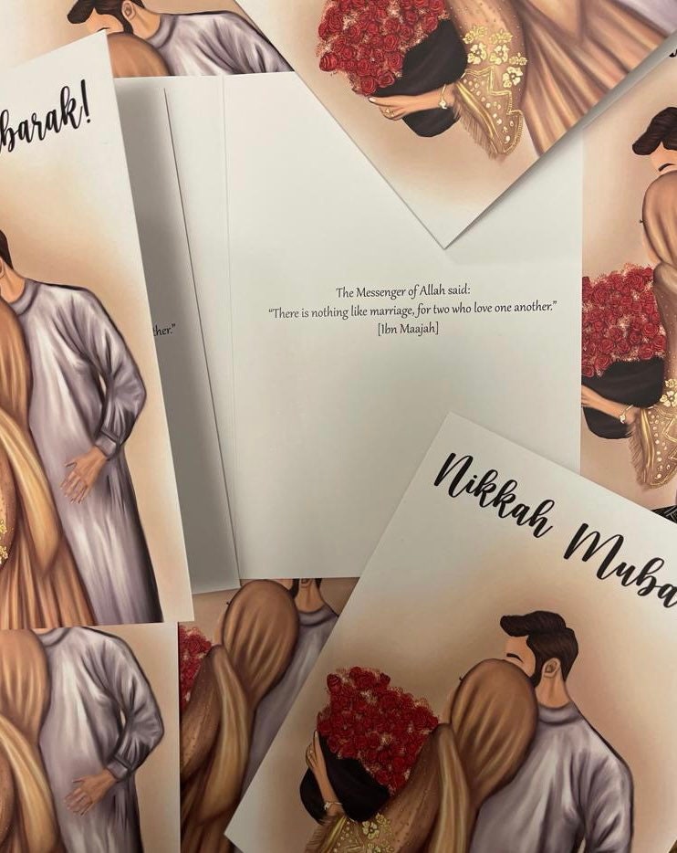 The Nikkah Card - Etsy