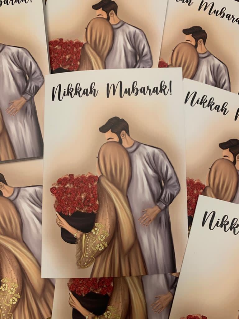 The Nikkah Card - Etsy