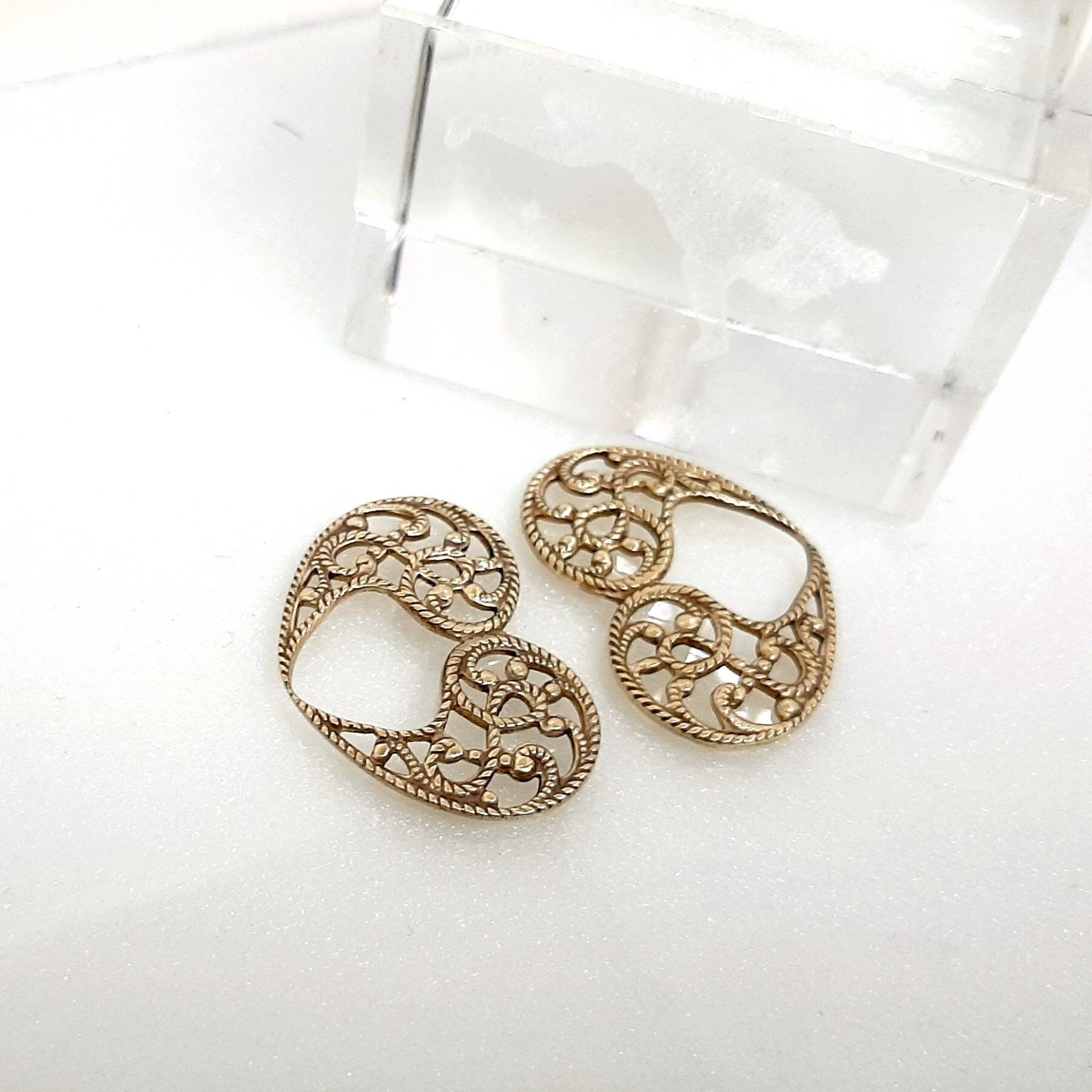 Filigree Brass Connector European Filigree Stamping Filigree - Etsy