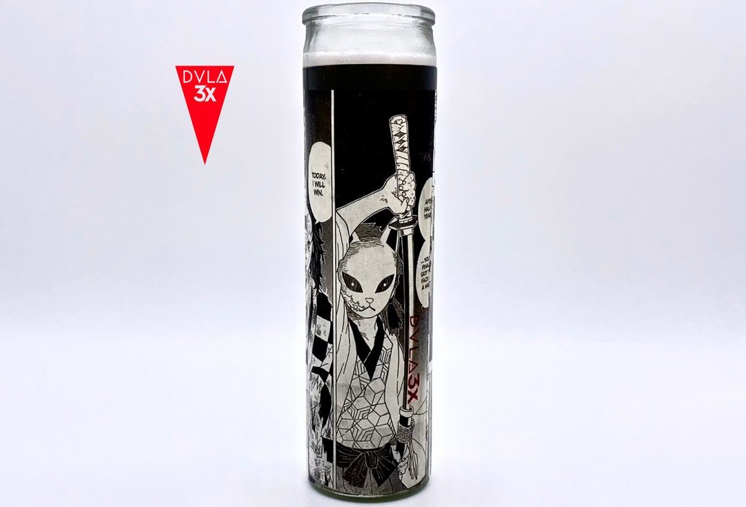 Manga Candle / English / Slayer / Samurai / Sword / Handmade / Black ...