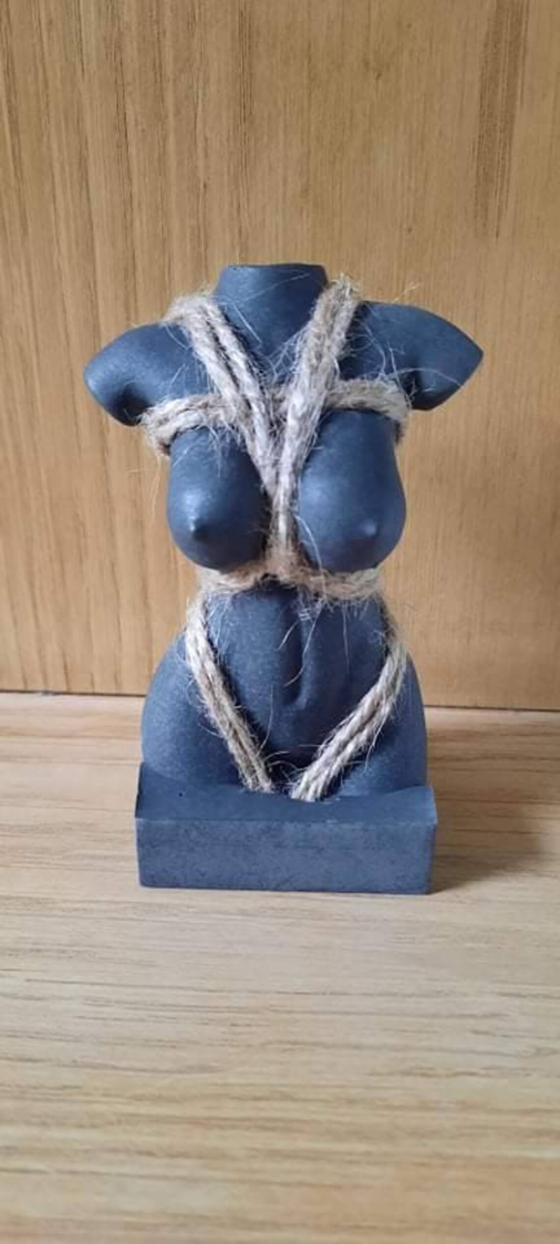 Japanese rope body harness rope art female body torso | Etsy