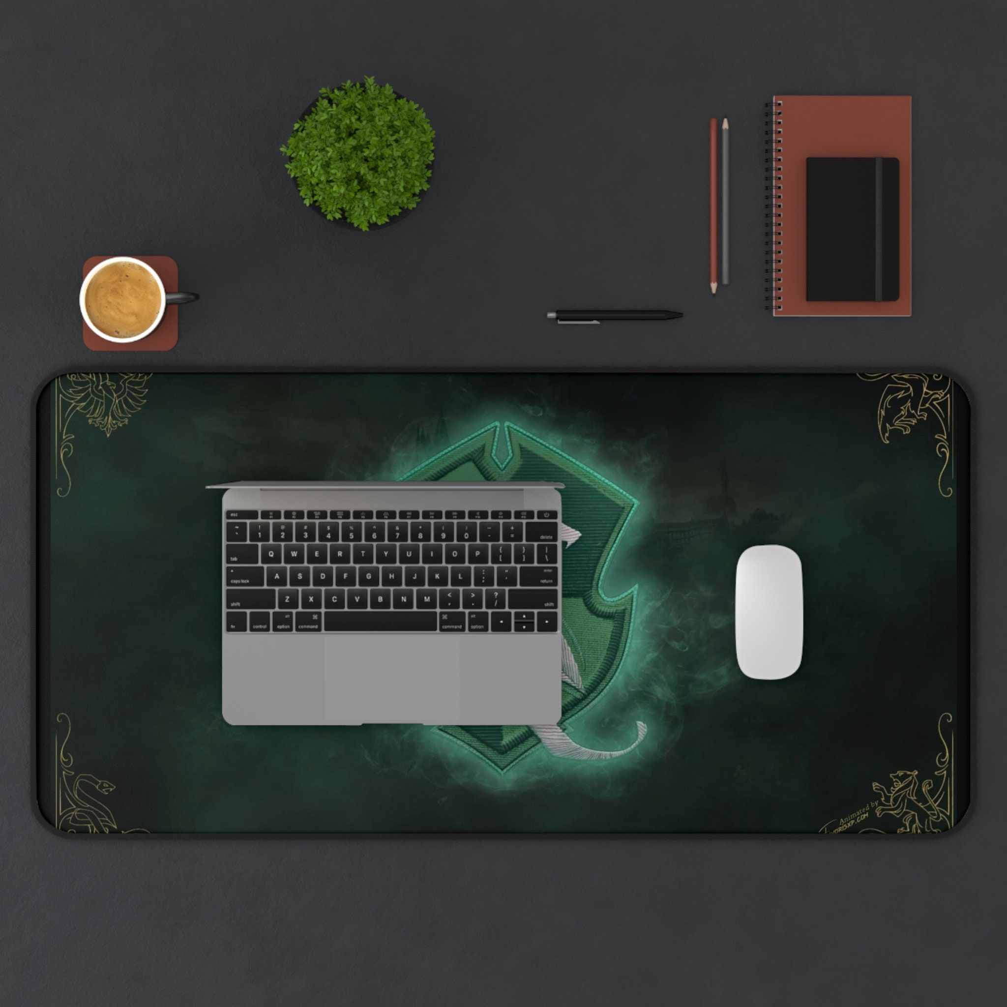 Slytherin Hogwarts Legacy Harry Potter Gaming Desk Mat