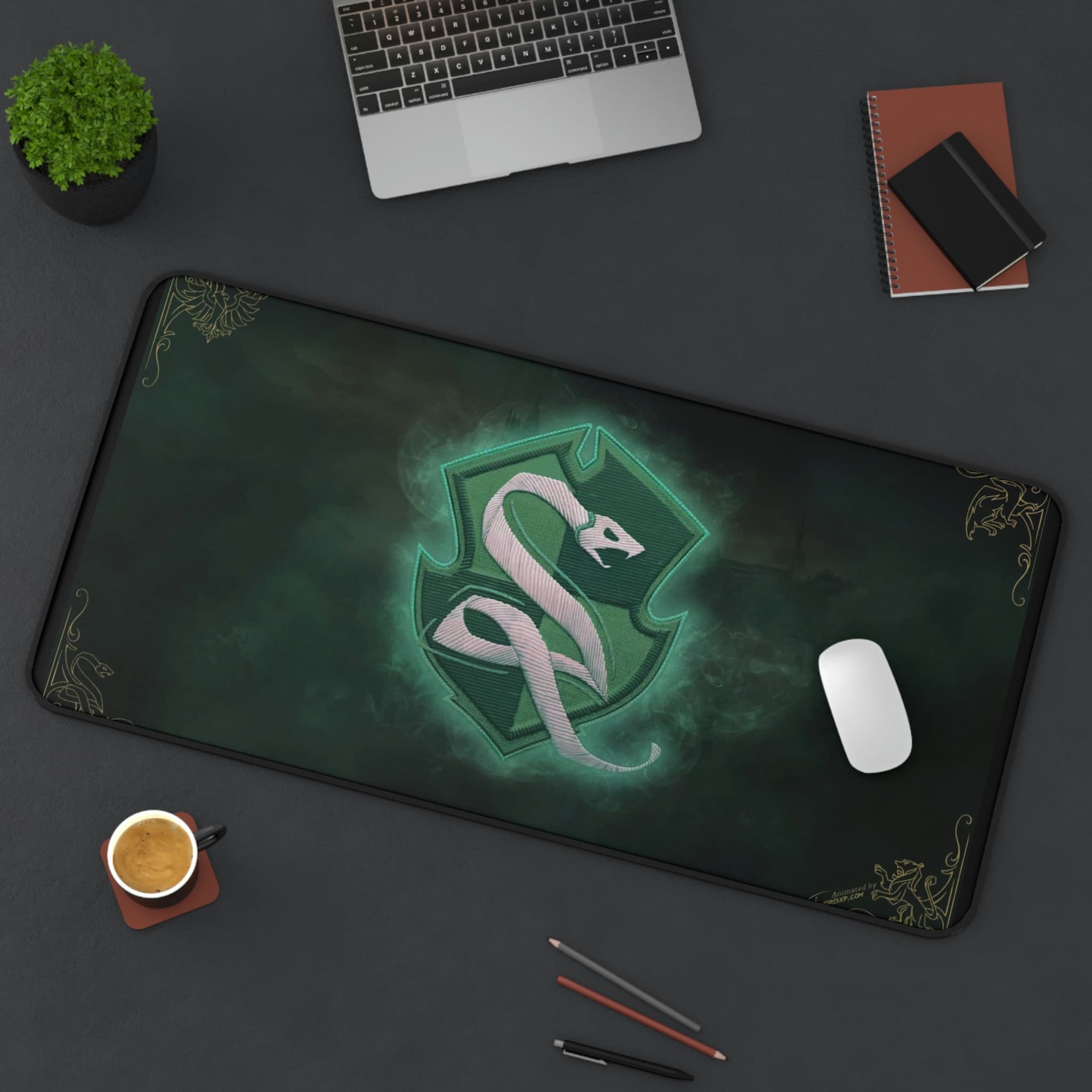 Slytherin Hogwarts Legacy Harry Potter Gaming Desk Mat