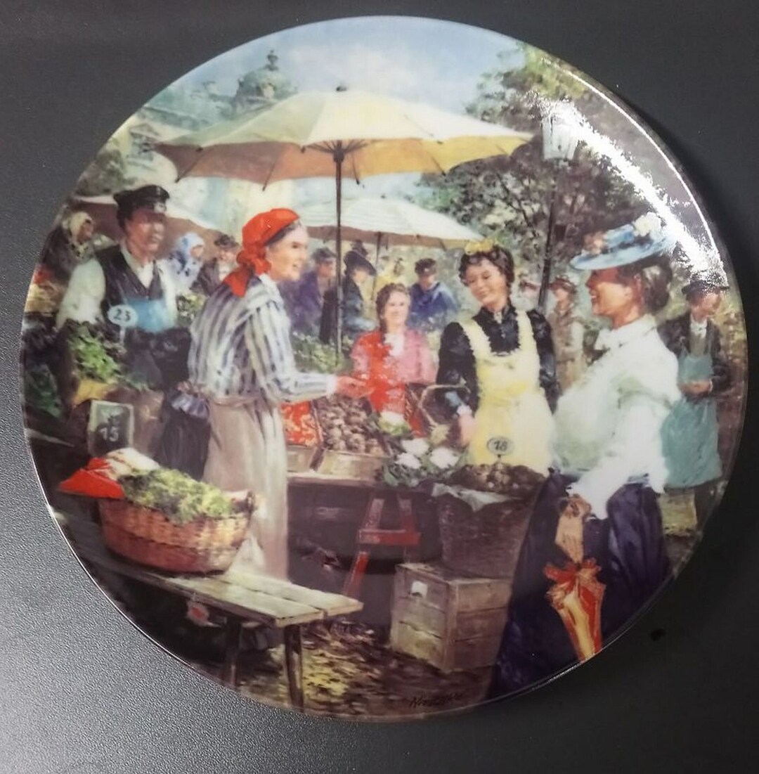 Bradford Exchange BERLIN Design Four Collector Plates Familie Kappelman ...