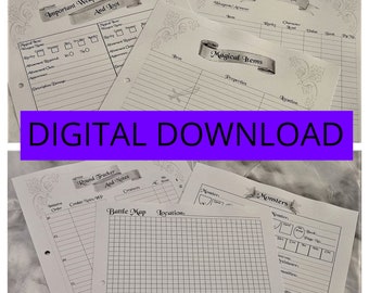 Dungeon Master Notebook | Etsy