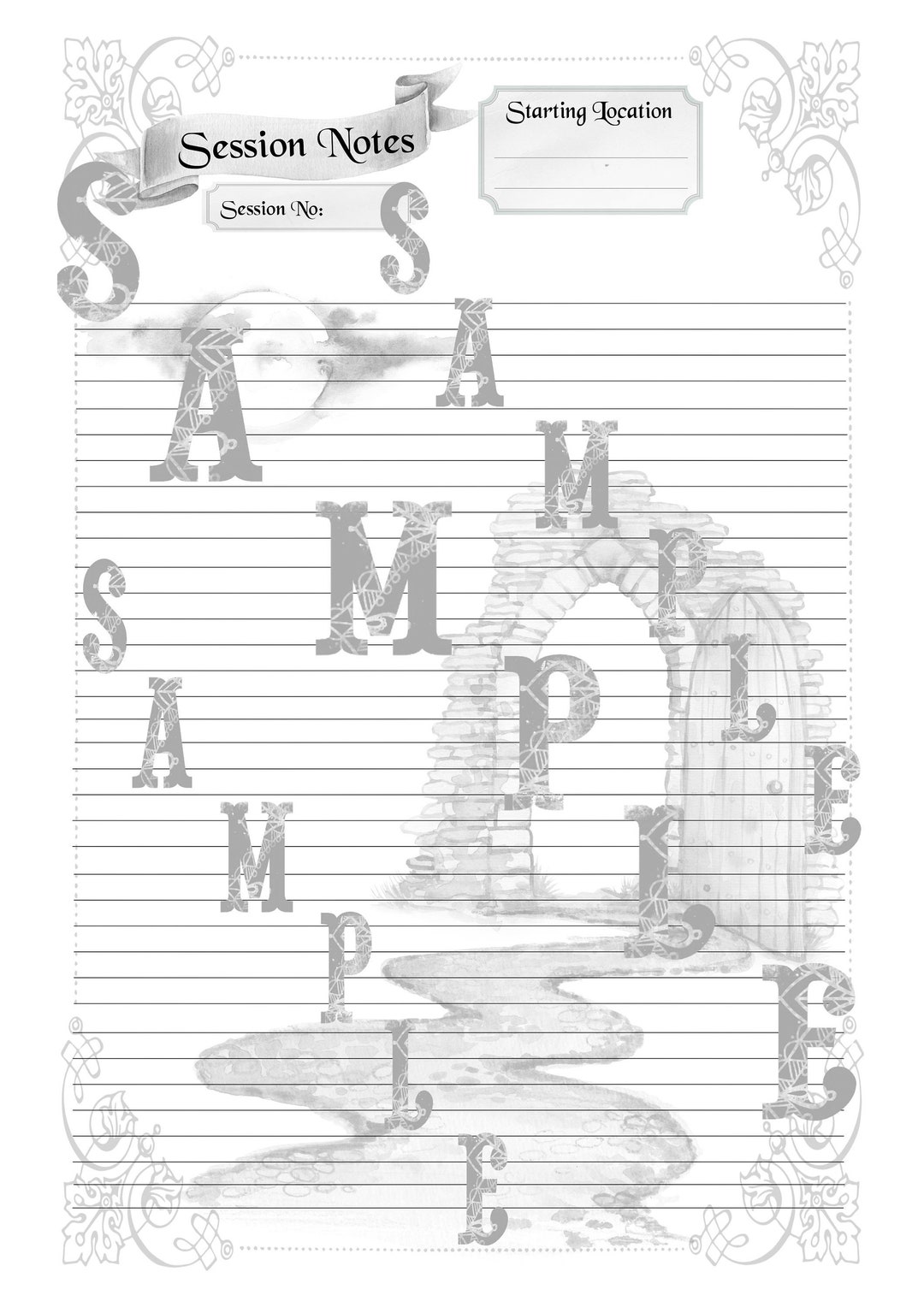 A4 Downloadable Player Sheets Complete Set 3.5 - Etsy