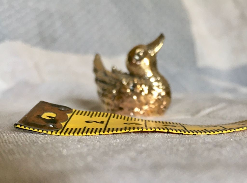 PAPERE - pequeño pato plateado - Etsy España