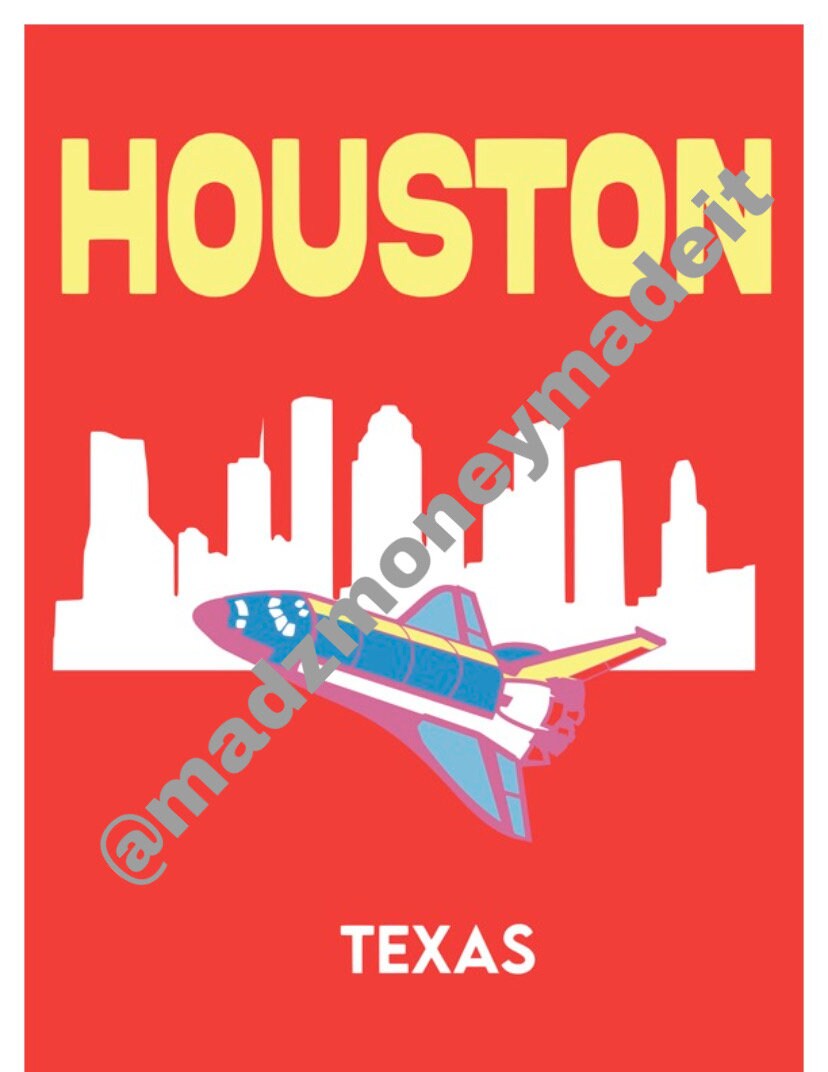 Texas Cities Preppy Wall Art Digital Download Posters - Etsy
