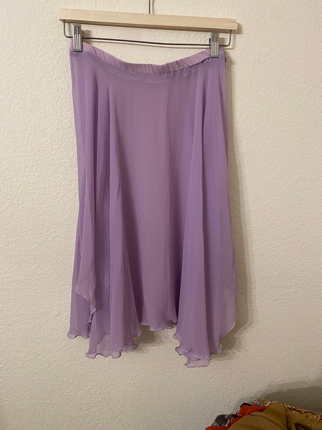 Ballet Rehearsal Skirt Ready to Wear Crepe Chiffon Ballet Skirt Flowy Ballet Circle Skirt ...