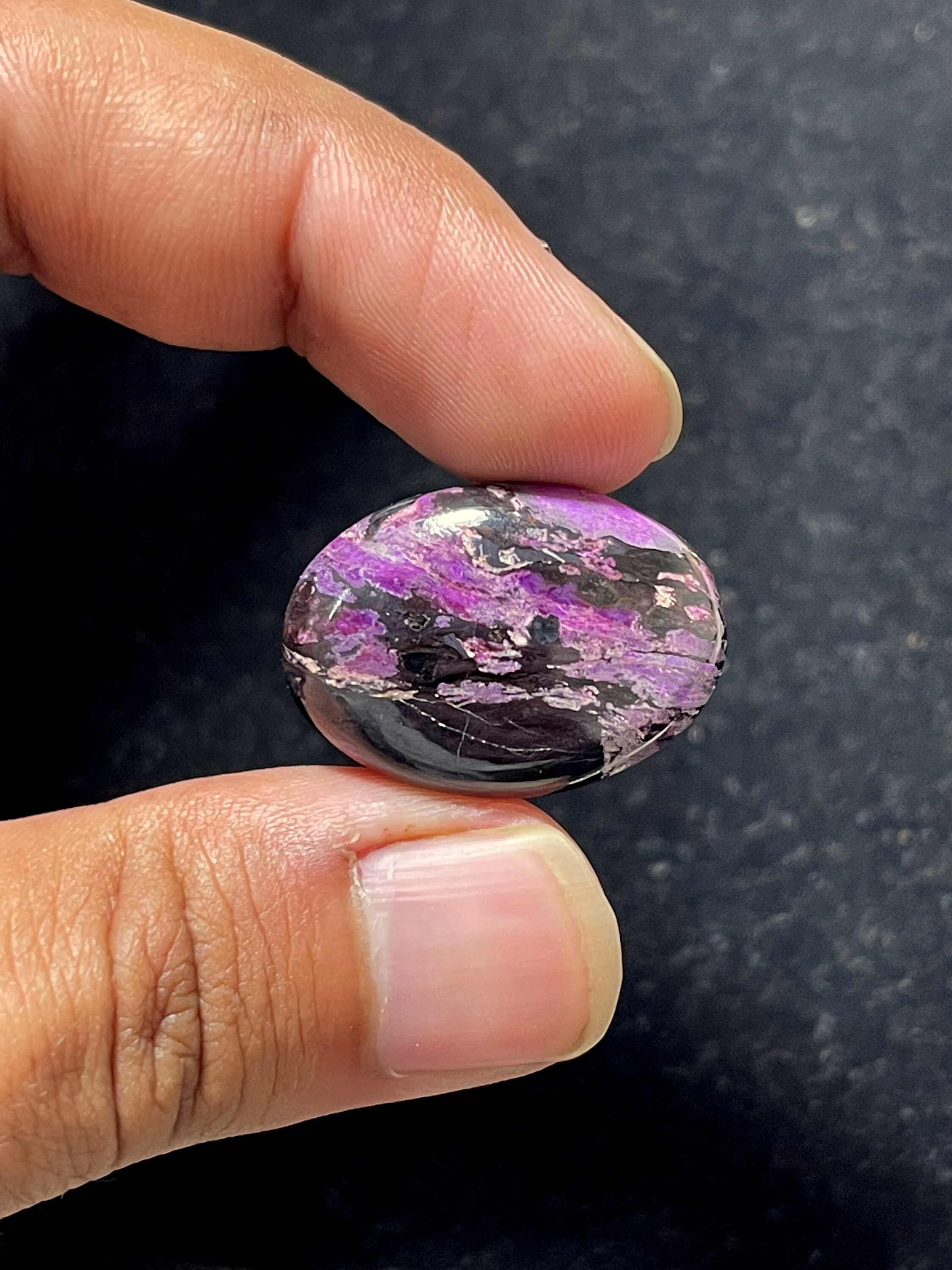100% Natural Phenomenal Pink Gel Sugilite Cabochon 19x26 | Etsy