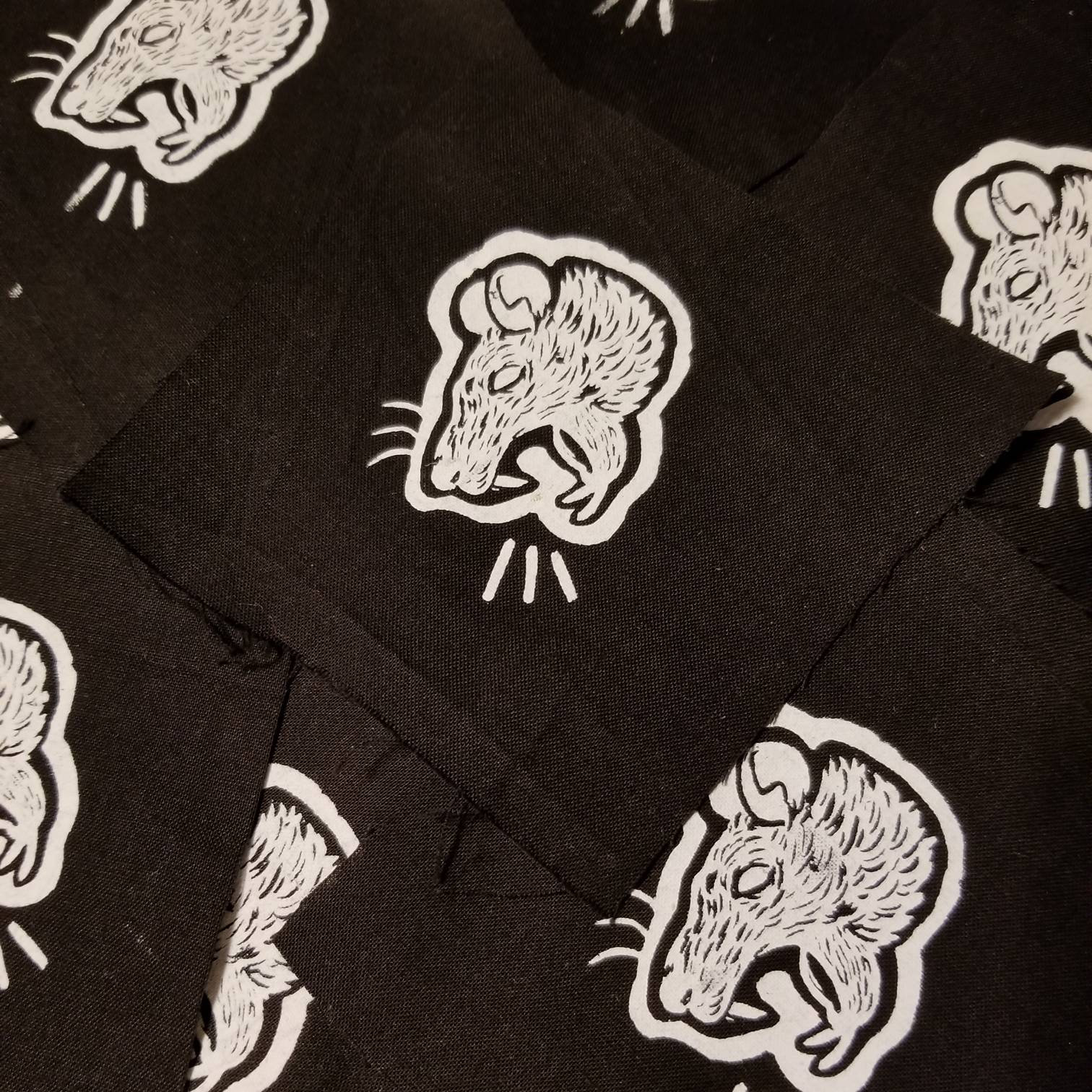 Noisy rat patch | Etsy