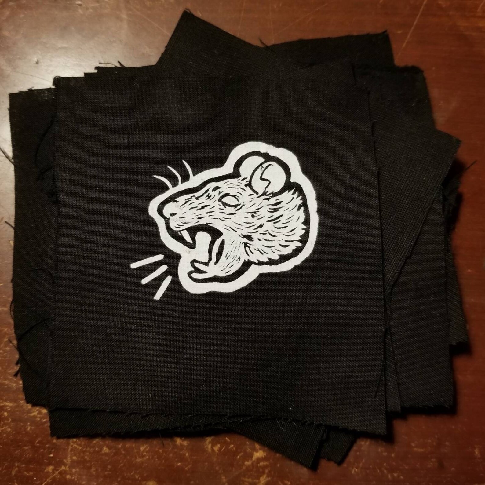 Noisy rat patch | Etsy