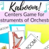 B-A-G-E Recorder Kaboom! Centers Game for Elementary Music for Piano ...