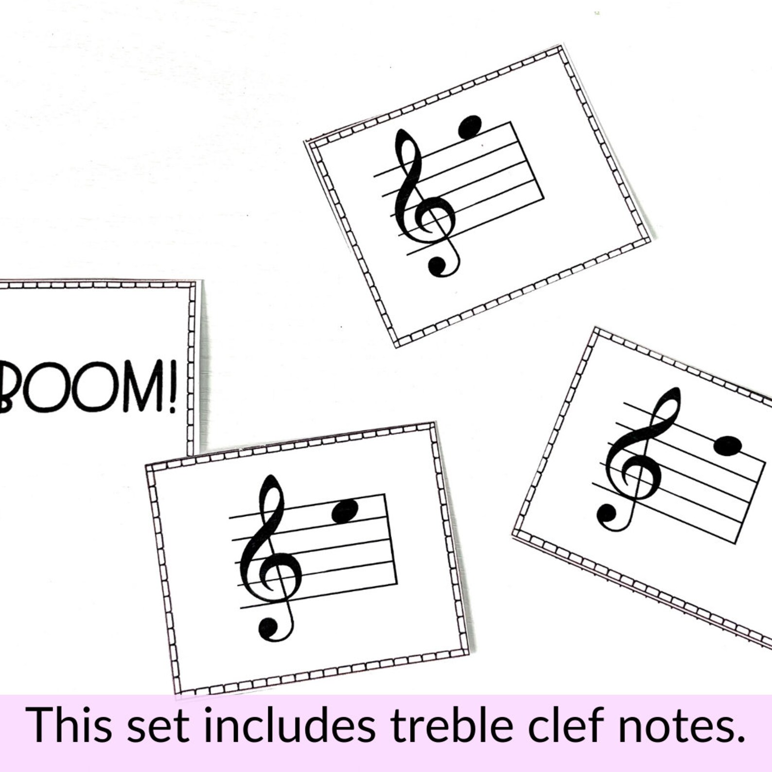 Treble Clef Kaboom // Centers Game for Elementary Music for Piano ...