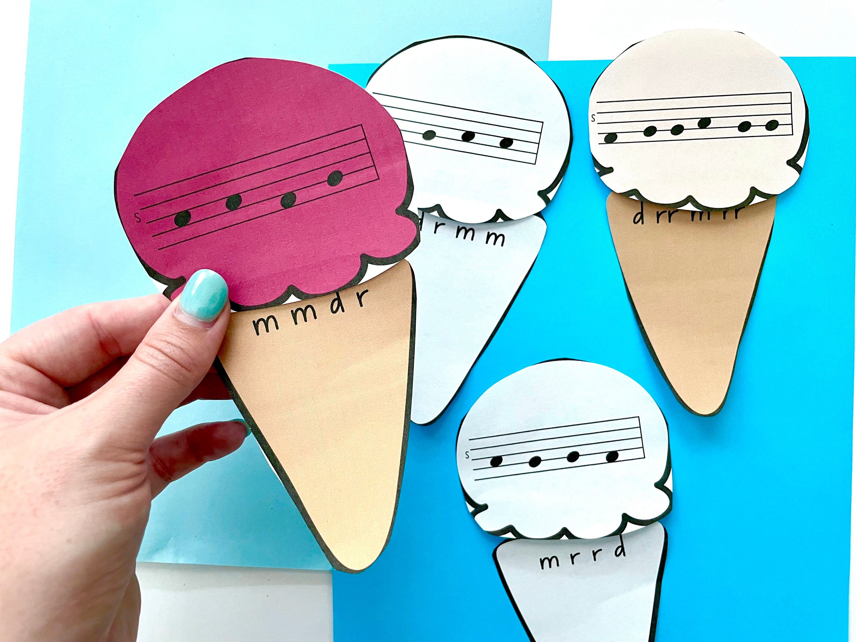 Do Re Mi // Ice Cream Solfege Matching Game for Summer or End of Year ...