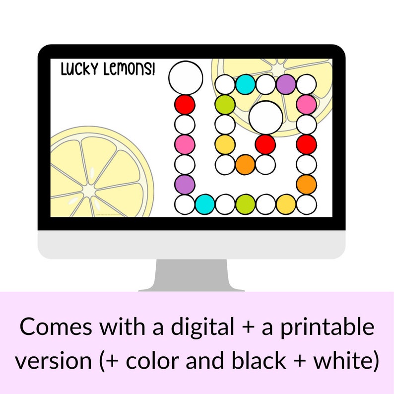 Lucky Lemons // Sol Mi La Printable AND Digital Board Game for Solfege ...