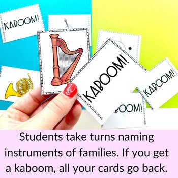 Kaboom! Instruments of the Orchestra Elementary Music Centers Game for ...