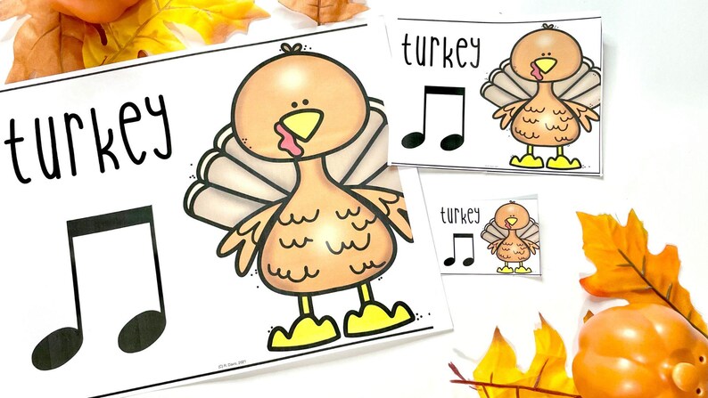 Thanksgiving Printable Rhythm Manipulatives + Composition Activity for ...