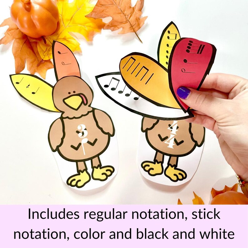 Turkey Meter Sort for Rhythm Elementary Music Centers During ...