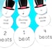 Snowman Rhythm Matching Game for Rhythm Names for Kids for Music ...