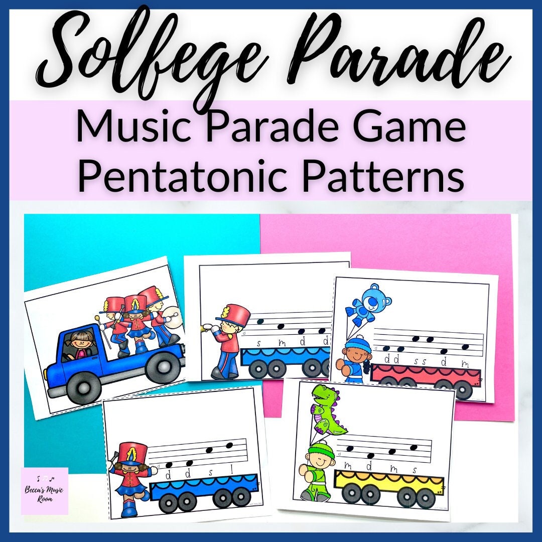 Pentatonic Parade Composition Game for Solfege Elementary Music Centers ...