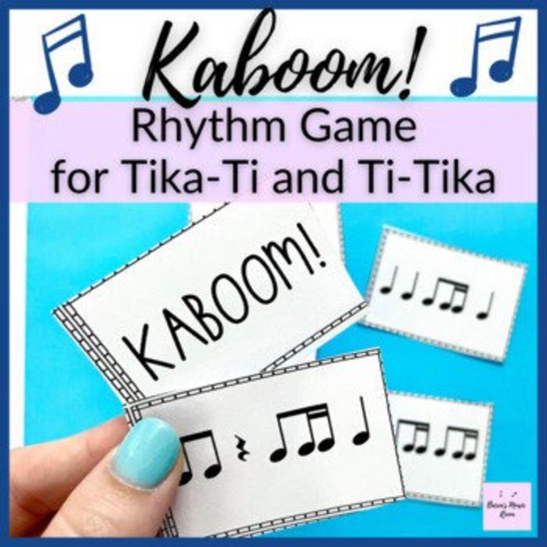 Ti Tika + Tika Ti Kaboom! Rhythm Game for Piano Lessons, Homeschool ...