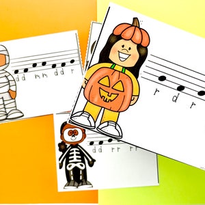 Do Re Mi Halloween Costume Parade Game for Solfege Elementary Music ...