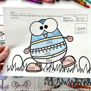 Sol Mi La Do Spring Color by Note Worksheets // Solfege Coloring Sheets ...