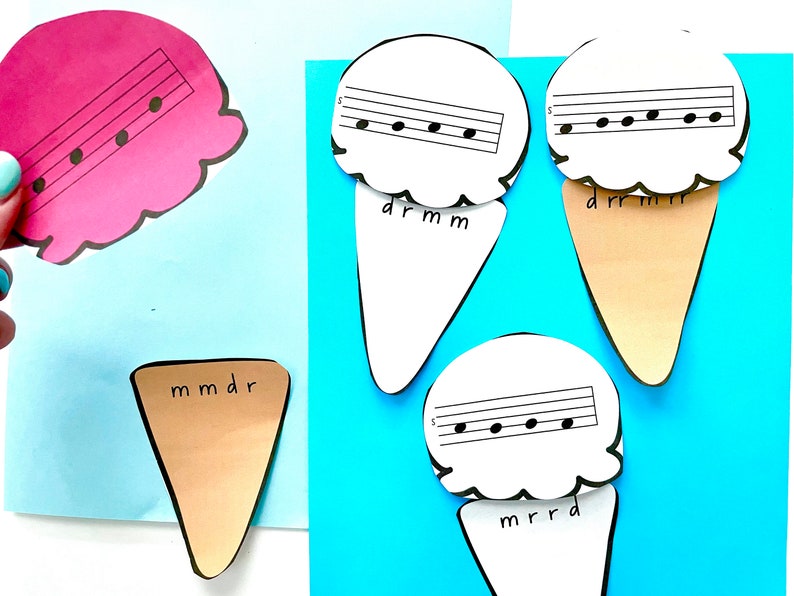 Do Re Mi // Ice Cream Solfege Matching Game for Summer or End of Year ...