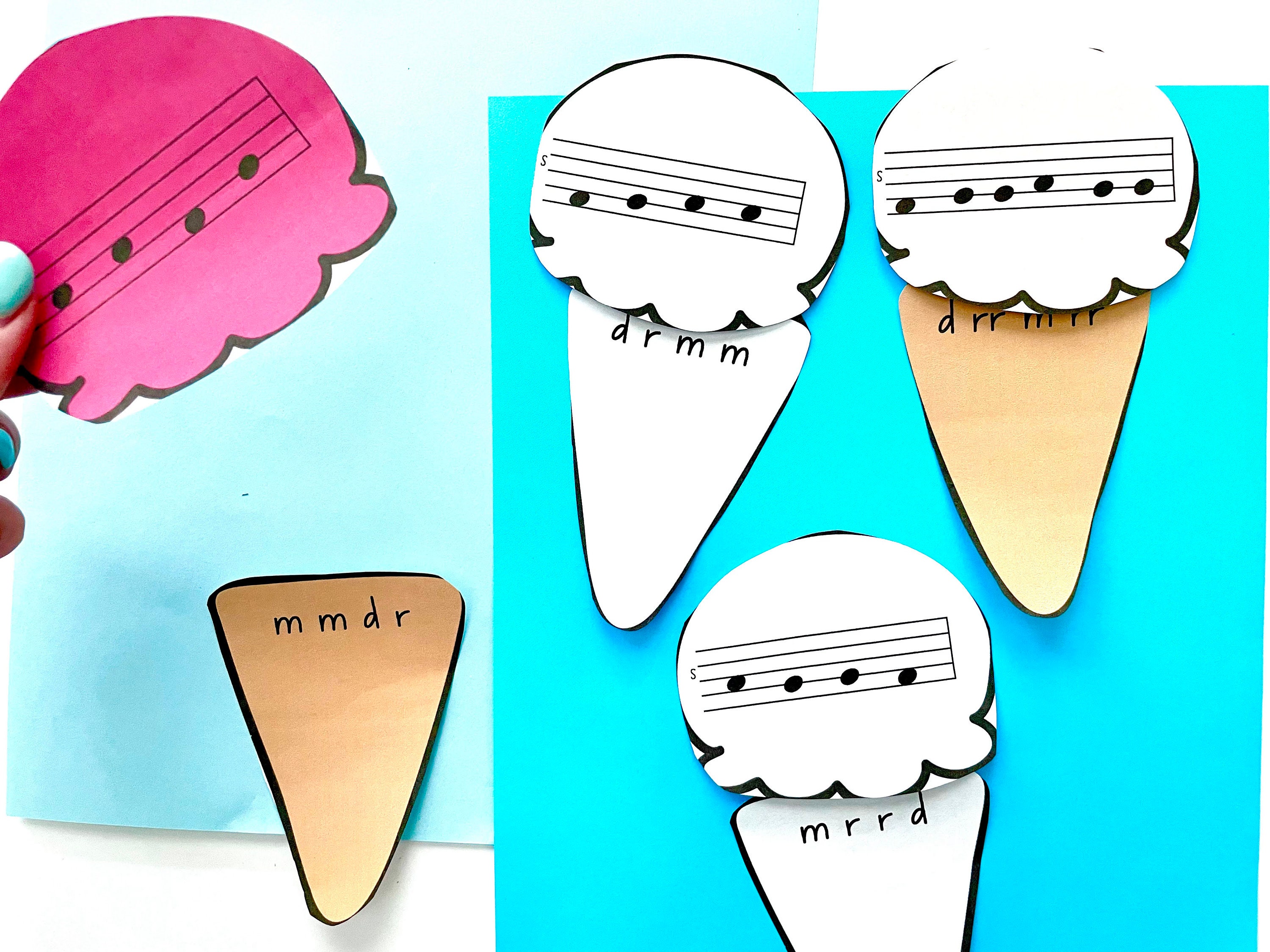 Do Re Mi // Ice Cream Solfege Matching Game for Summer or End of Year ...