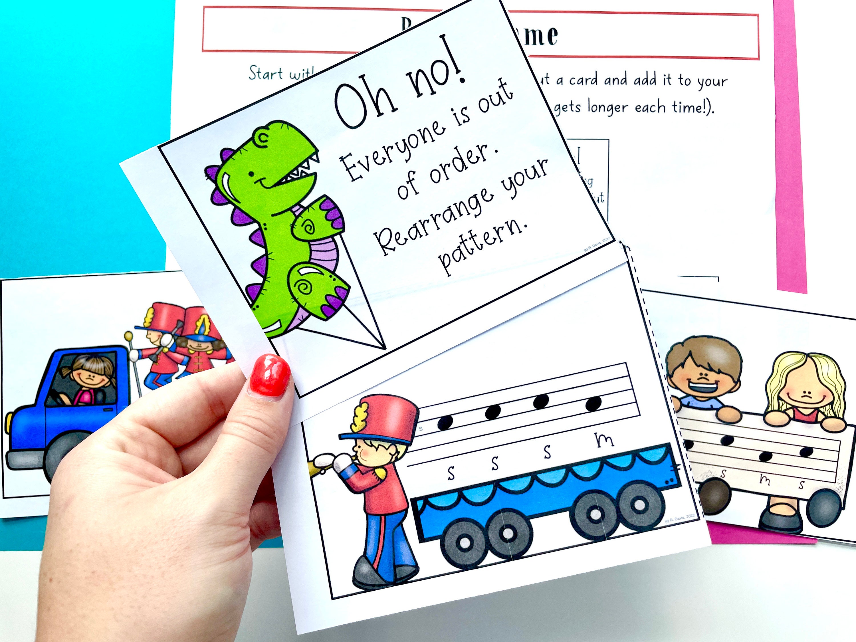 Sol Mi Parade Composition Game for Solfege Elementary Music Centers for ...