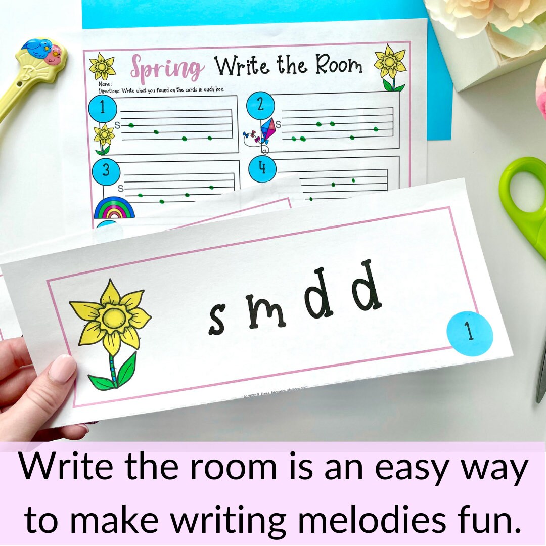Do Re Mi Back to School Melody Write the Room for Solfege Patterns for ...