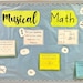 Musical Math Interactive Bulletin Board for Elementary Music, Band ...