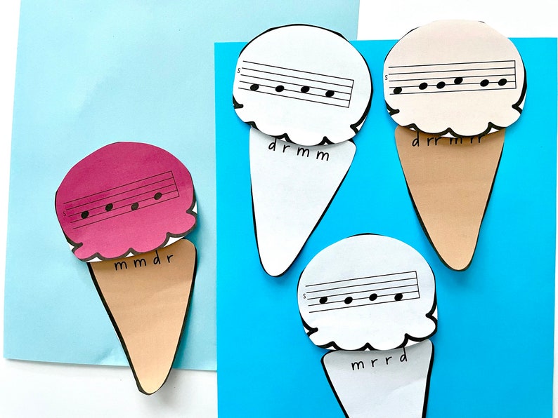 Do Re Mi // Ice Cream Solfege Matching Game for Summer or End of Year ...