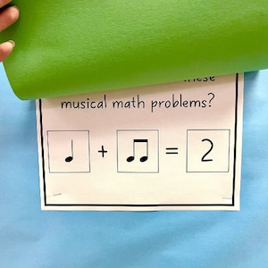 Musical Math Interactive Bulletin Board for Elementary Music, Band ...
