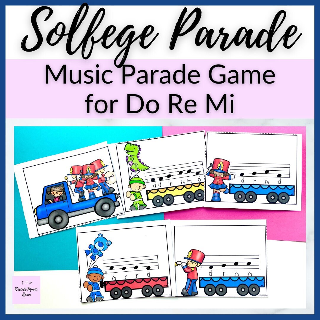 Do Re Mi Parade Composition Game for Solfege Elementary Music Centers ...