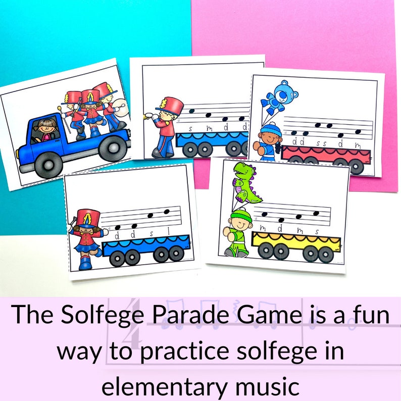 Pentatonic Parade Composition Game for Solfege Elementary Music Centers ...
