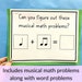 Musical Math Interactive Bulletin Board for Elementary Music, Band ...