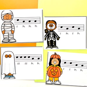 Sol Mi Halloween Costume Parade Game for Solfege Elementary Music ...