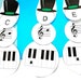 Snowman Piano Matching Game Winter Music Activity for Kids for Music ...