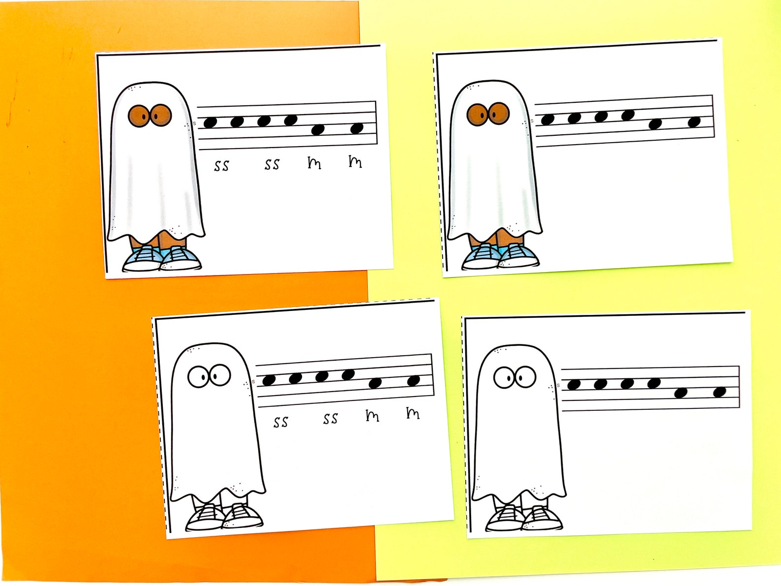 Sol Mi Halloween Costume Parade Game for Solfege Elementary Music ...