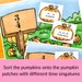 Fall Pumpkin Patch Meter Sort for Rhythm + Time Signatures for Piano ...