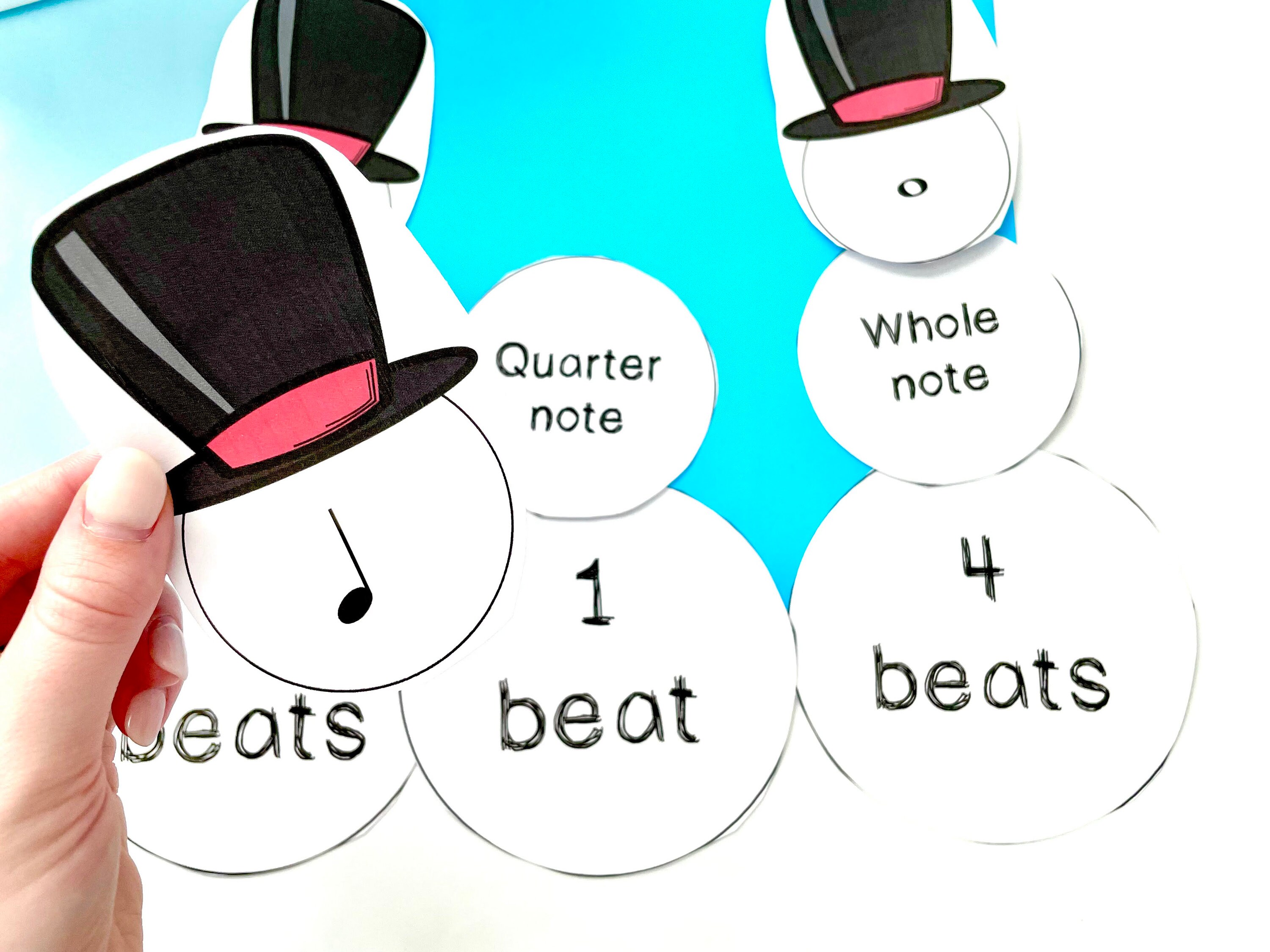 Snowman Rhythm Matching Game for Rhythm Names for Kids for Music ...