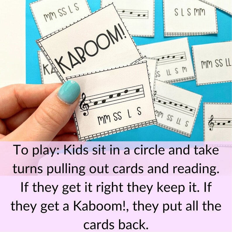 Do Re Mi Kaboom! // Printable Solfege Game for Elementary Music Centers ...