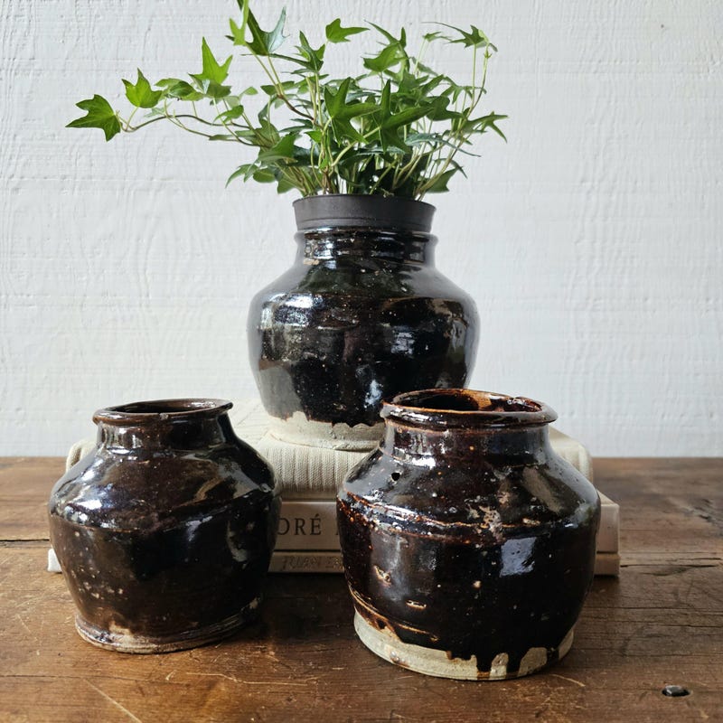 Chinese Pottery Jug - Etsy
