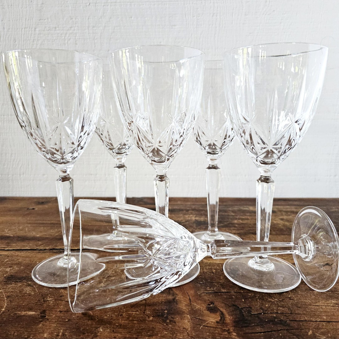 Waterford Crystal Wine Glasses, Vintage Crystal Wine Goblets, Crystal ...