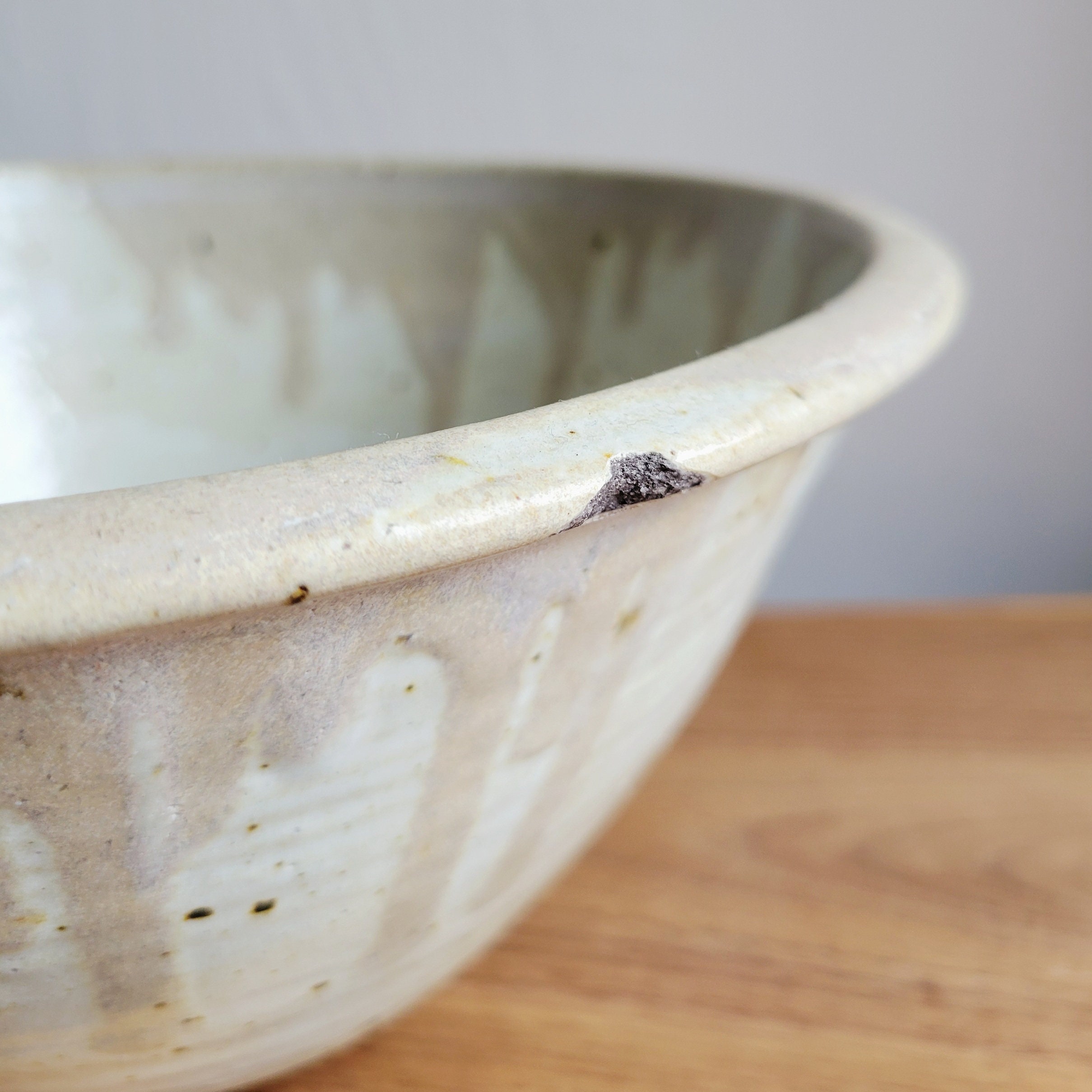Pottery Serving Bowl Signed by Artist. - Etsy